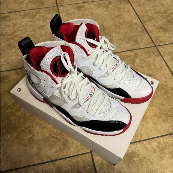 Nike | Shoes | Air Jordan Jumpman Two Trey White Gym Red Black Do92516 ...